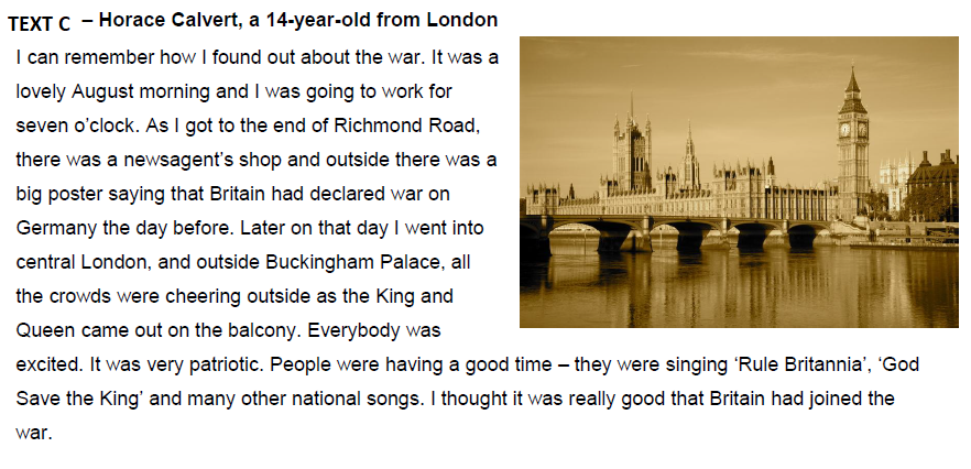 PostCards – First World War- Coursesite